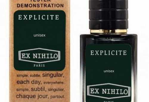 Explicite Ex Nihilo Тестеры Dubai Duty Free 60мл