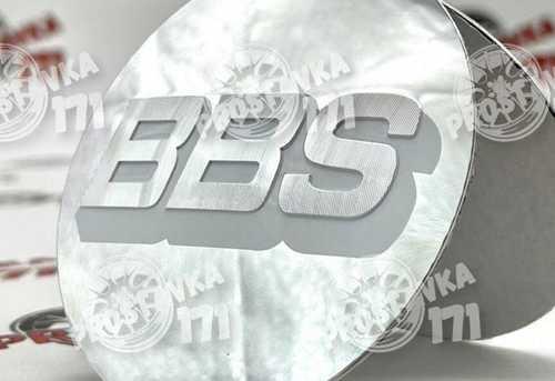 3D стикеры BBS 78мм (хром)