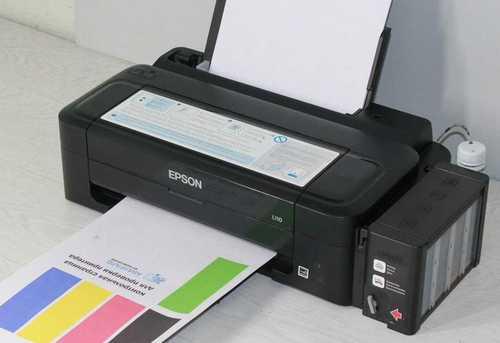 Принтер с снпч Epson L110 (заправлен)