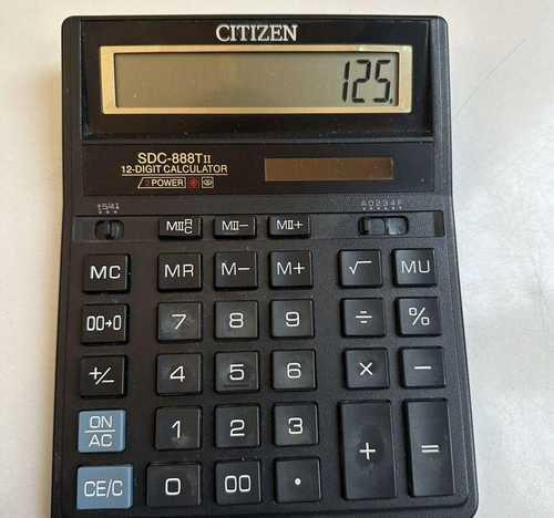 Калькулятор citizen sdc 888tii