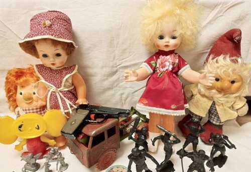 Игрушки СССР куклы, машинки, солдатики