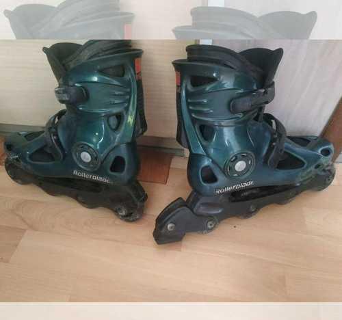 Роликовые коньки rollerblade р42 б.у. производство