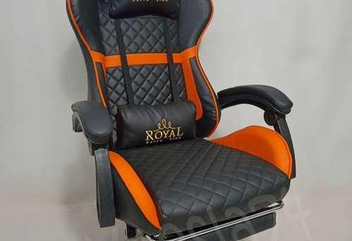 Игровое кресло Royal. Черно-оранжевое