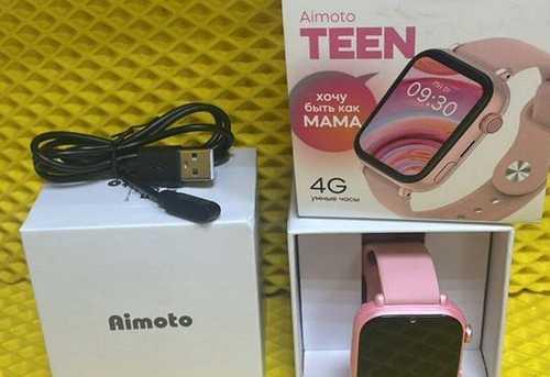 Детские умные часы Aimoto IQ 4G, розовый