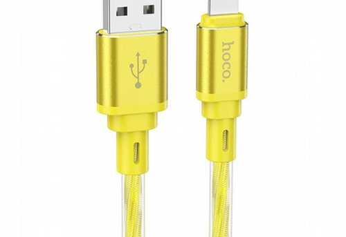 Кабель USB - 8 pin hoco X98 Crystal ice, 1.0м, 2.4