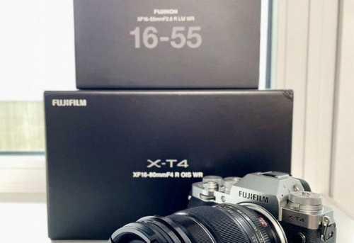 Фотоаппарат Fujifilm xt4+16-55 2.8 и XF56mmf1.2R