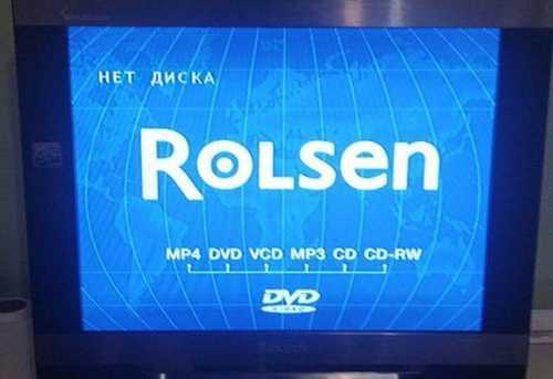 Телевизор Rolsen + DVD видеодвойка