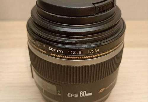 Объектив Сanon EF-S 60mm f/2.8 macro usm