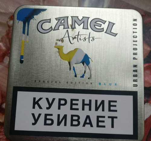 Жестяная коробка из-под сигарет Camel