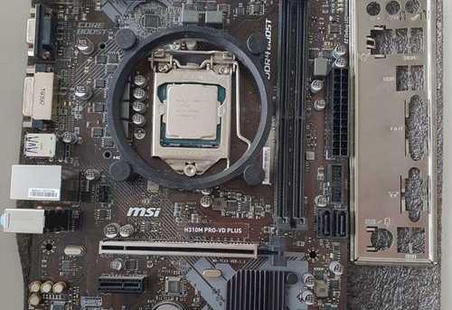 Intel Core i3 9100F + MSI H310M PRO-VD plus