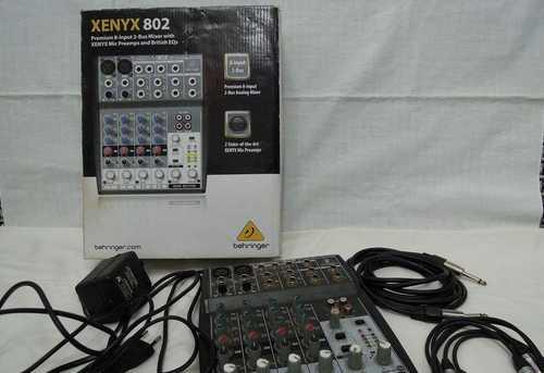 Микшерный пульт Behringer xenyx 802