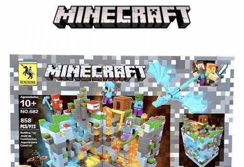 Новый конструктор Minecraft 858 деталей