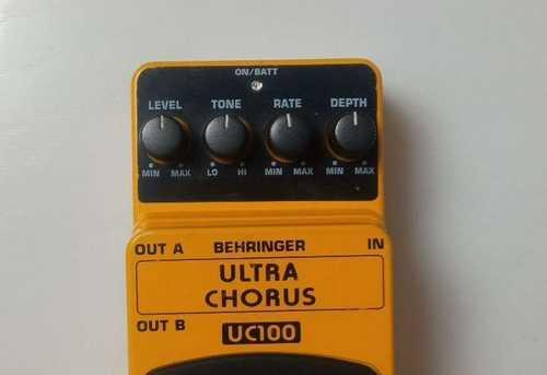 Гитарная педаль Behringer ultra chorus