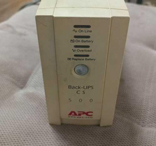 Ибп apc back ups cs 500