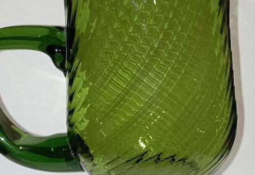 Кружка/ваза (зелёное стекло) 600мл