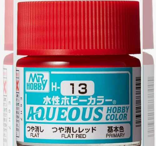 Mr. Hobby Краска 10 мл H13 flat RED