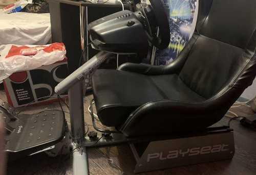 Игровая платформа руль, кресло и педали