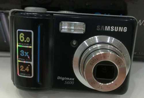 Фотоаппарат samsung digimax s600