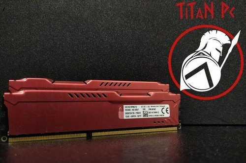 DDR3 Kingston HyperX Fury Red 16gb 1600mhz / Обмен