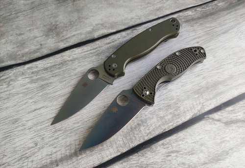 Комплект ножей Spyderco Para 2 и Tenacious