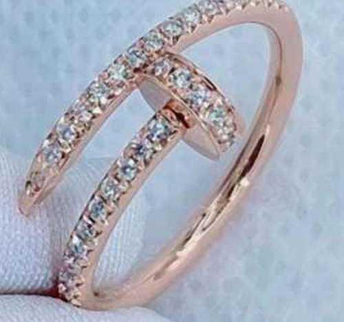 Кольцо Cartier Juste un Clou, розовое золото 0,4ct