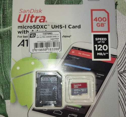 Карта памяти microsd sandisk