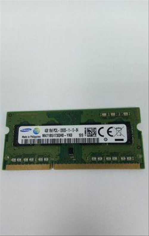 RAM SO-dimm Samsung DDR3L 4096/12800/1600