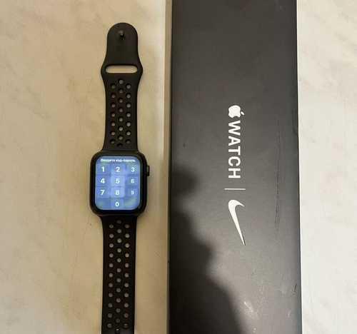 Часы apple watch 6 44 mm nike