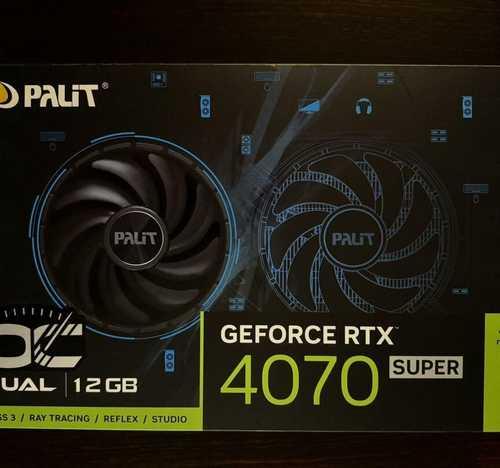 Palit RTX 4070 super dual OC 12Gb, гарантия