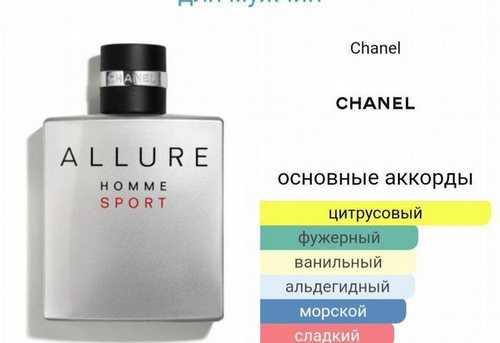 Туалетная вода chanel - allure home sport 25 мл