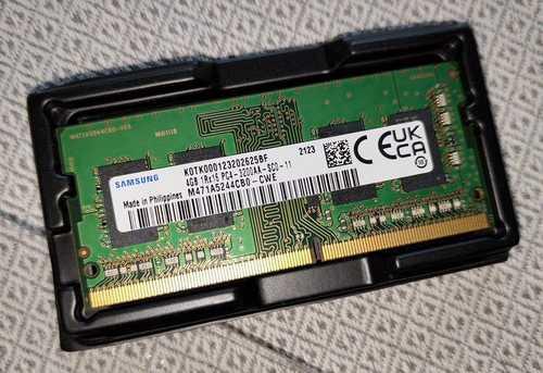 Озу Samsung ddr4 4gb 3200MHz