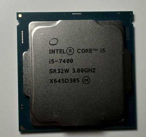 Процессор intel core i5 7400