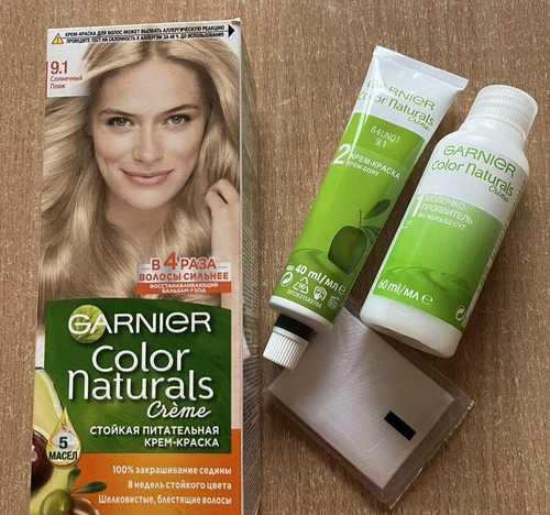 Краска для волос garnier 9.1 в дар