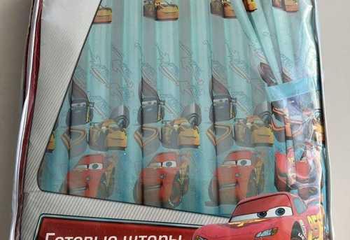 Готовые шторы с тюлью Disney в детскую Тачки
