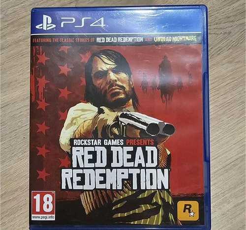 Диск Red dead redemption 1 PS4 PS5