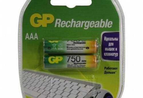 GP HR03 750mah 75aaahc-2decrc2 NI-MH BL2