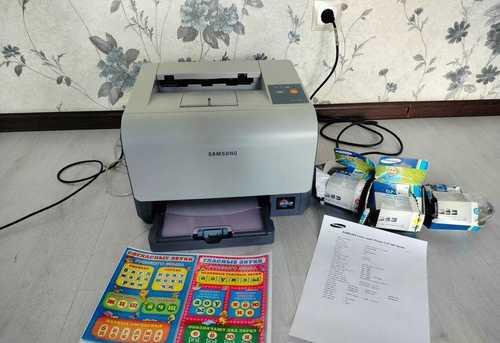 Цветной лазерный принтер с новыми картриджами