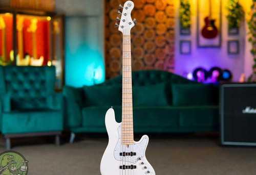 Cort Elrick NJS5 bass guitar White