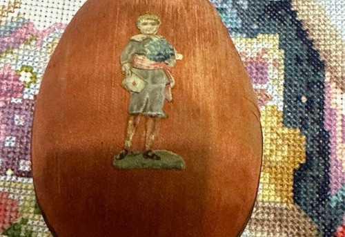 Старинное яйцо шкатулка пасхальное 19 век