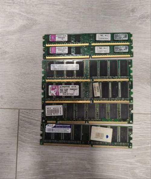 Оперативная память ddr\ddr2 256\512mb 1\2gb