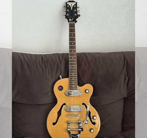 Epiphone Wildkat Antique Natural — P90, Bigsby