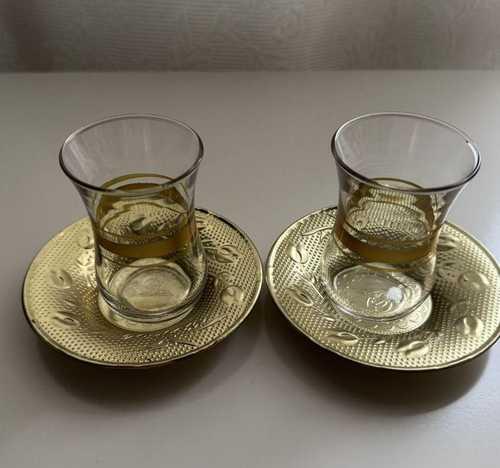 Турецкие чашки с блюдцами