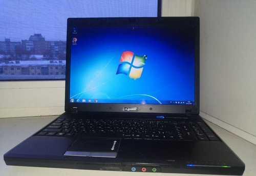 Офисный ноутбук (15.4", 2 ядра, 4гб, SSD)