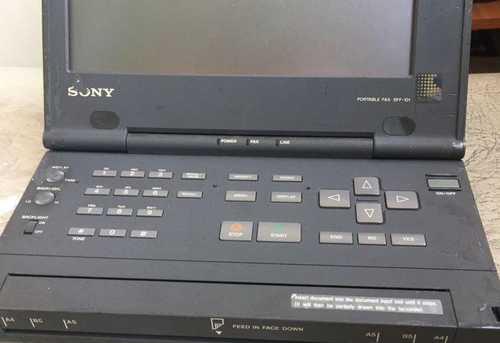 Sony portable fax sff 101