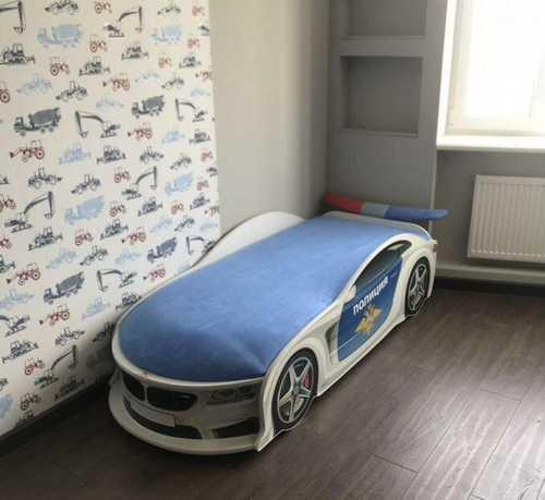 Кровать-машина UNO "бмв-М" Полиция