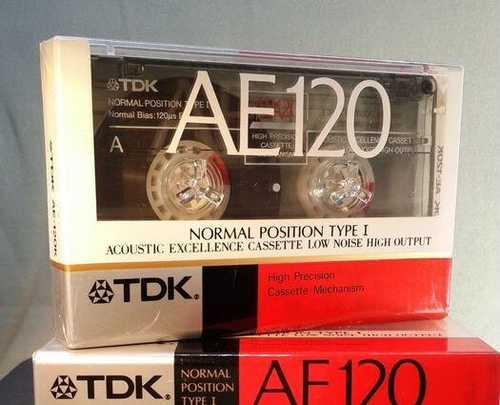 Аудиокассета TDK AE 120 (1989)