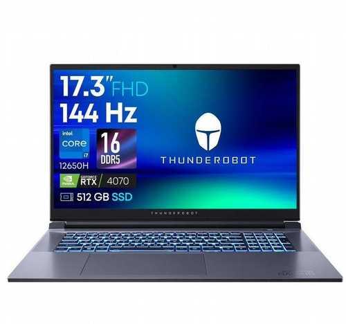 Ноутбук Thunderobot 911 Plus G2 Max i7-12650H 16Gb SSD 512Gb RTX 4070 8Gb IPS FHD 144Hz 17'3"