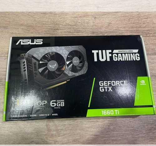 Видеокарта asus GeForce GTX 1660 Ti TUF Gaming EVO