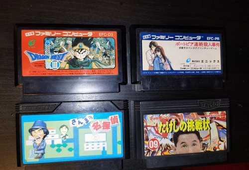 Оригинальные картриджи для Famicom / Dendy