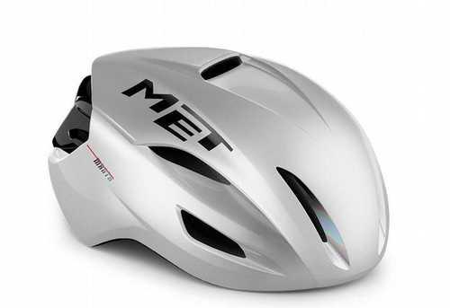 Велошлем MET manta mips white holographic L